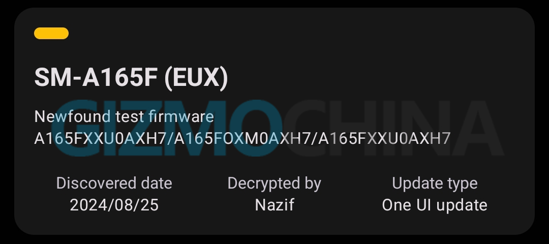 Exclusive: Galaxy A16 4G's One UI tests started - Gizmochina