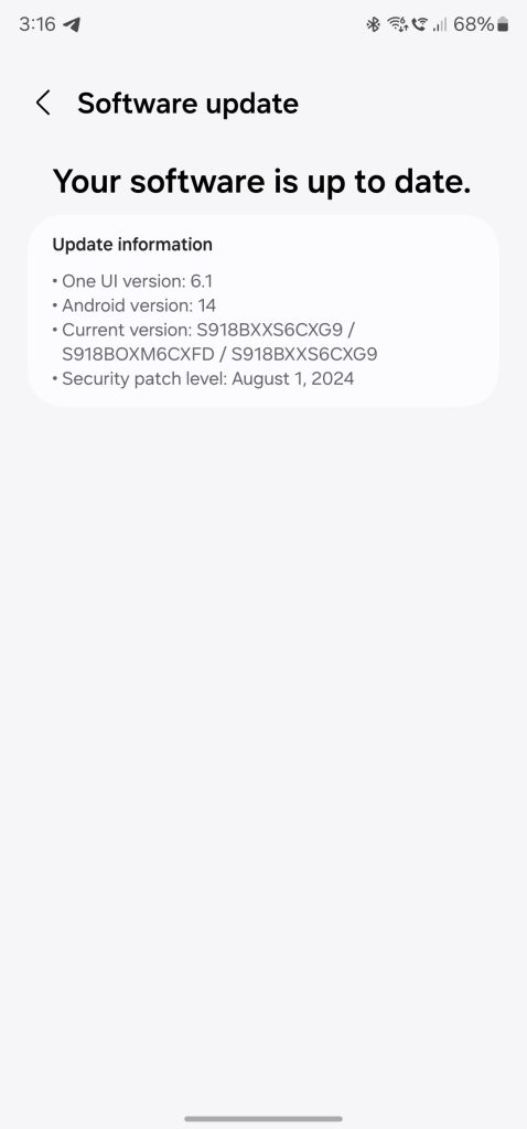 Galaxy S23 series receives August 2024 security update - Gizmochina