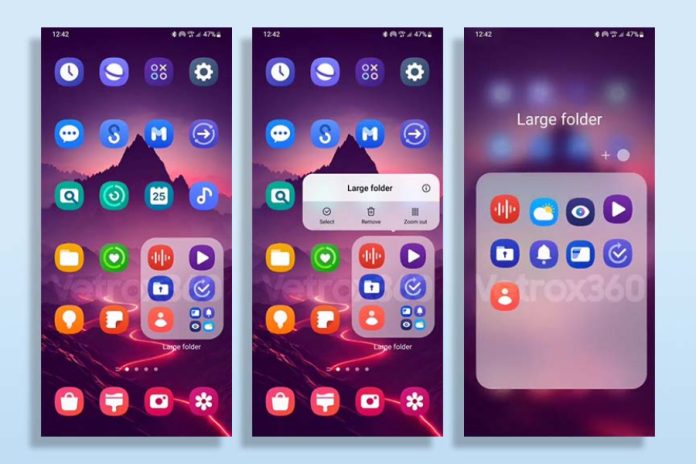 One UI 7 will finally bring “Large Folder” to Samsung phones
