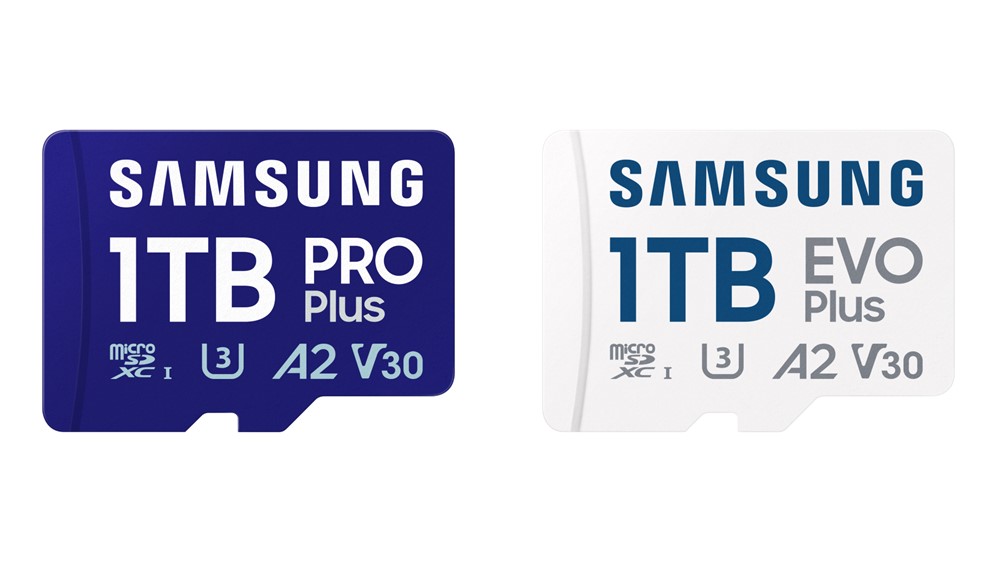 Samsung launches 1TB Pro Plus and Evo Plus microSD cards with read ...