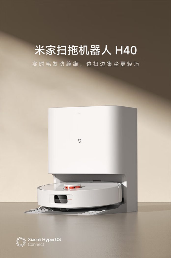 Xiaomi launches Mijia H40 Robot Vacuum Mop with HyperOS, 6000Pa suction ...