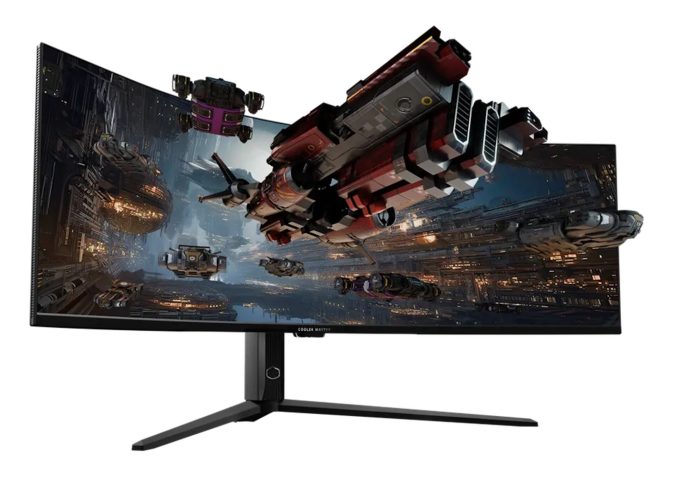 Cooler Master GP57ZS 57" Curved Gaming Monitor with Mini LED Backlight ...