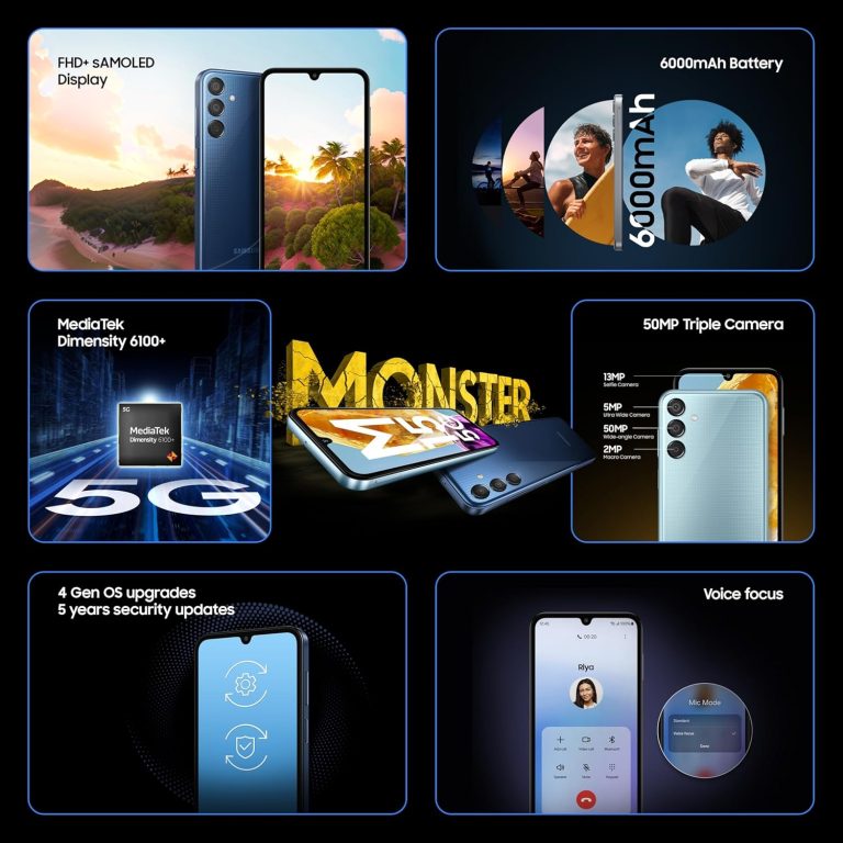 Samsung Galaxy M15 5G Prime Edition with 6.6" AMOLED display & 6000mAh ...
