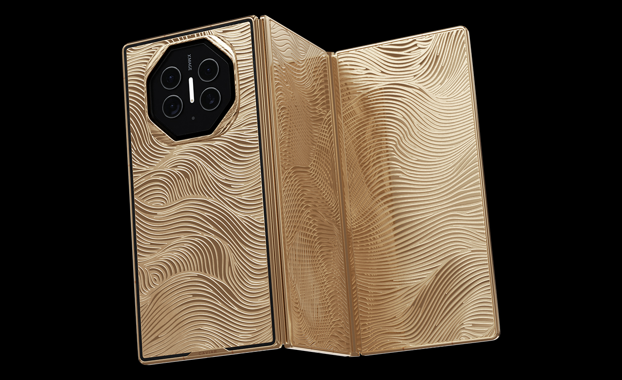 Caviar unveils custom Huawei Mate XT Ultimate with 24k gold & crocodile ...