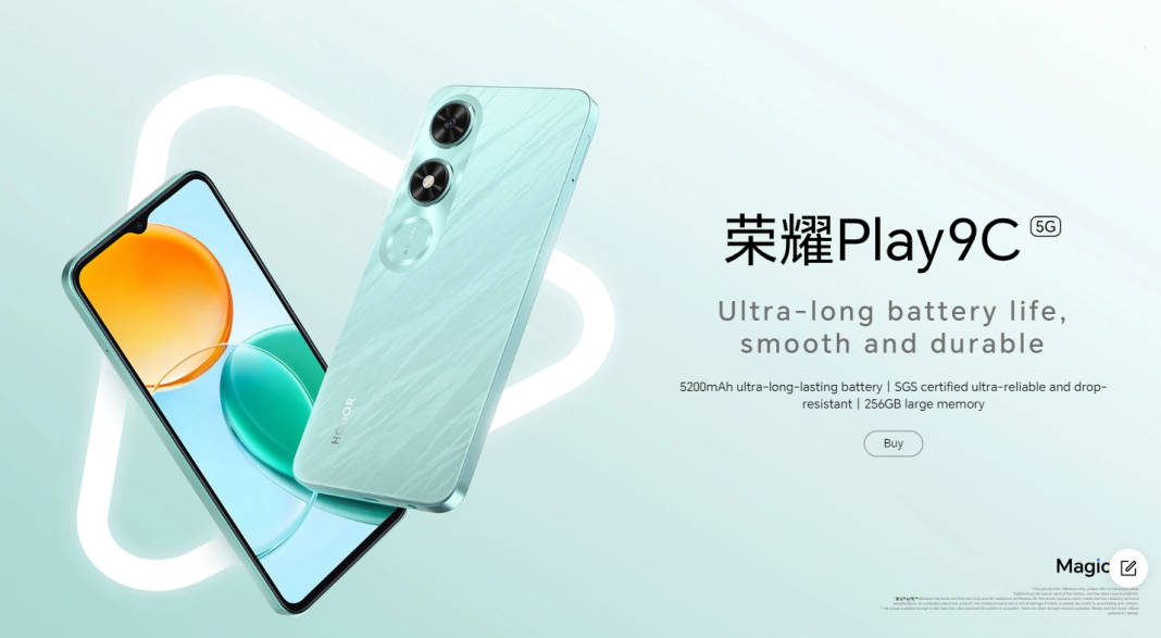 Pocket-Friendly Honor Play 9C goes on sale with Dimensity 6100+ SoC and ...