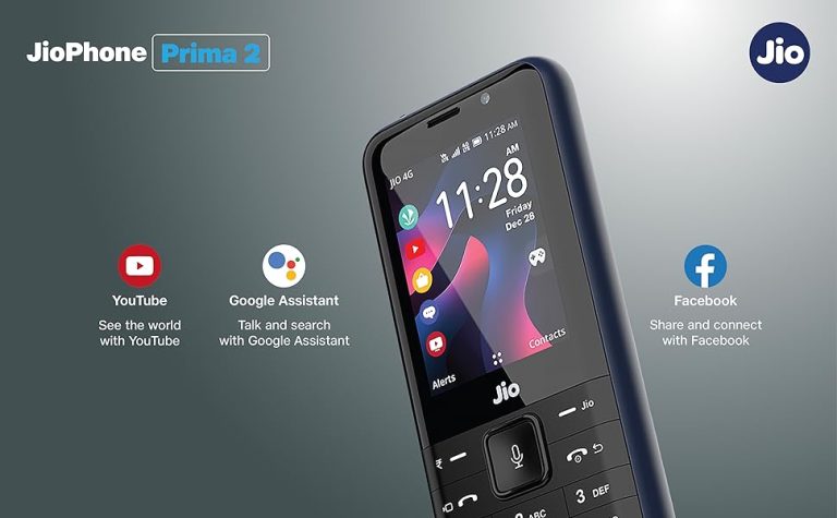 JioPhone Prima 2 with 2.4-inch curved display, 4G VoLTE, UPI support ...