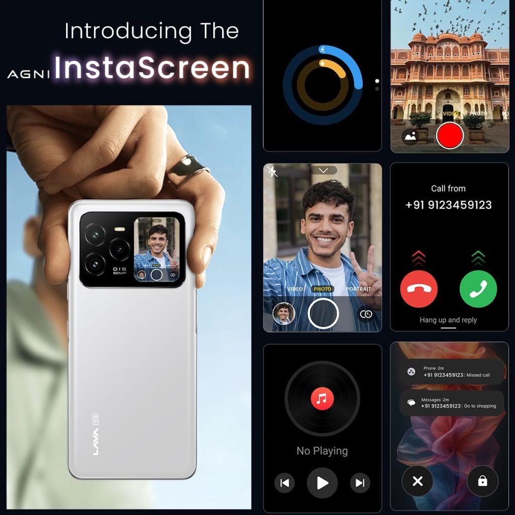 Lava Agni 3 5G Debuts with Dual Displays, Action Key, and MediaTek Dimensity 7300X - Gizmochina