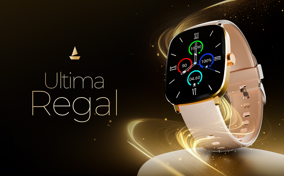 Boat Ultima Regal smartwatch with AMOLED Display, Health Tracking ...
