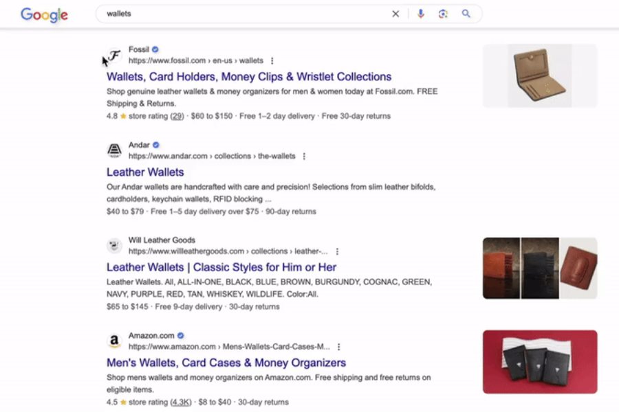 You may soon see a blue checkmark next to Google search result
