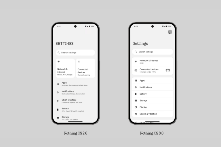 Nothing OS 3.0 Release Date, Eligible Devices, and New Features - Gizmochina