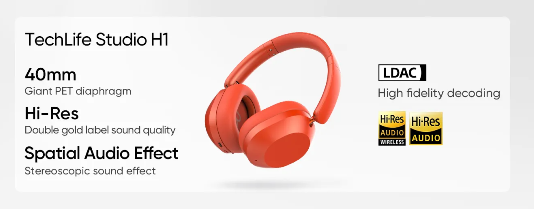 First Realme Headphones unveiled: TechLife Studio H1 with Hi-Res Audio ...