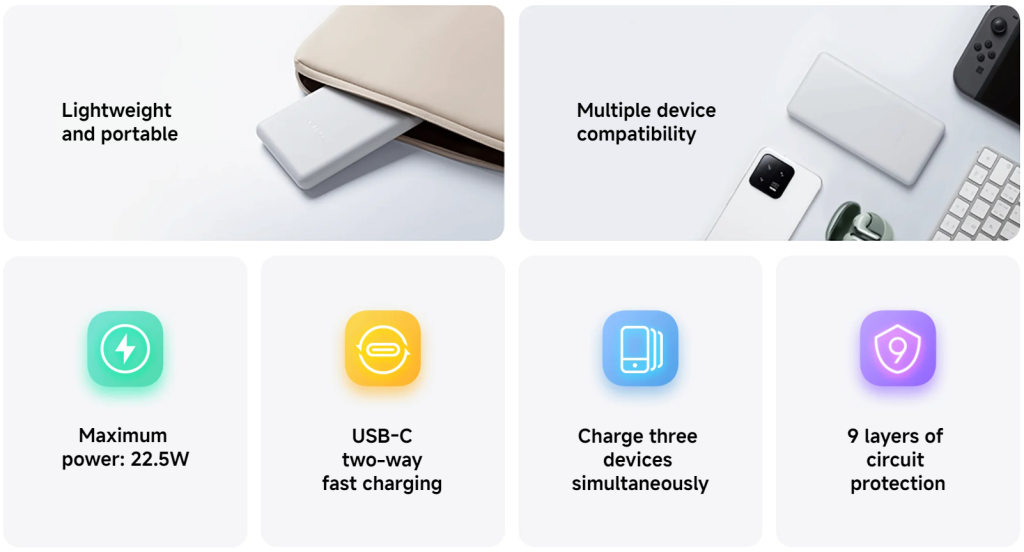 Xiaomi's 10000mAh Power Bank Lite Set for Global Launch with Fast ...