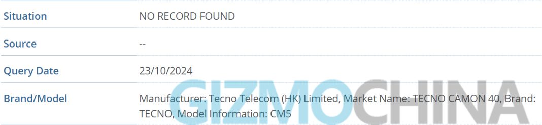 Exclusive: Tecno Camon 40 series leaked - Gizmochina