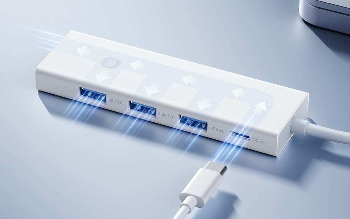 Xiaomi launches 4-in-1 dual-head USB splitter with USB-C and USB-A ...
