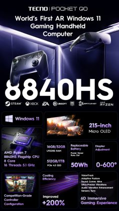 Tecno Launches Pocket Go for Pre-Order: Handheld Console with AR ...