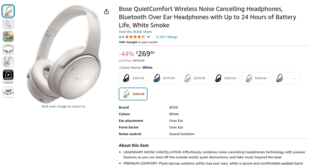 Bose QuietComfort Headphones get $150 Off this Prime Day Sale - Gizmochina