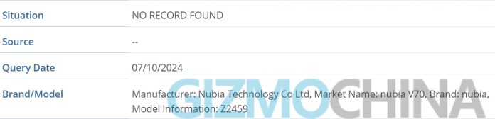 Exclusive: Nubia V70 series surfaced, coming soon - Gizmochina
