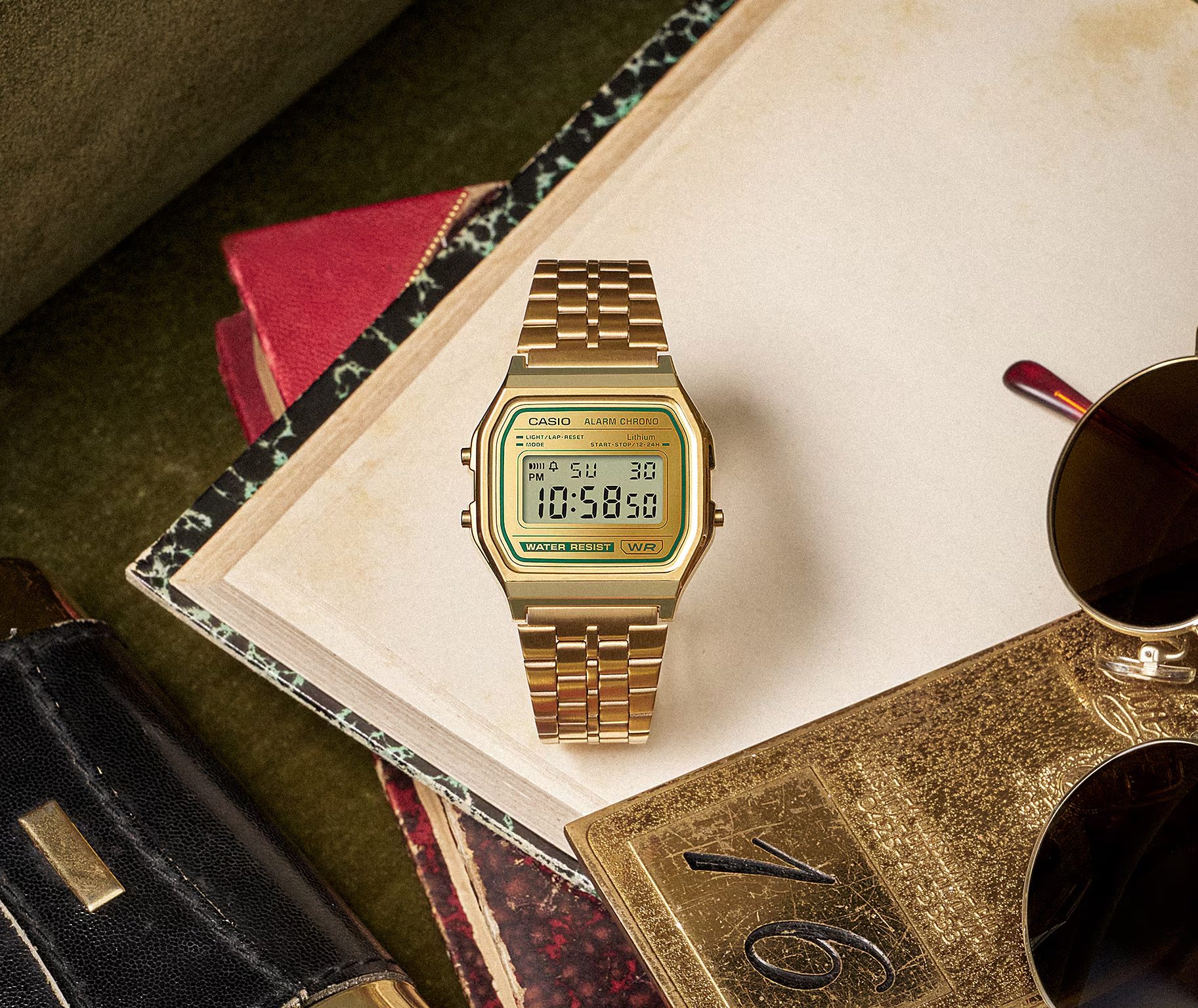 Casio Unveils Gold-Toned A158WEGV-9A Digital Watch with Modern Features ...