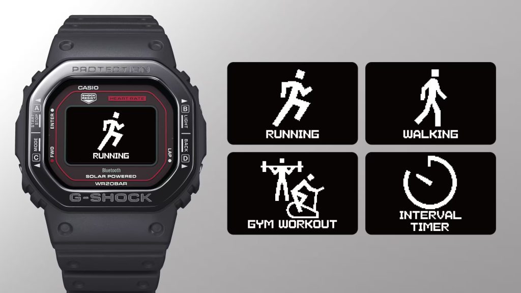 G-SHOCK MOVE DWH5600 Watch Combines Classic Toughness with Health ...