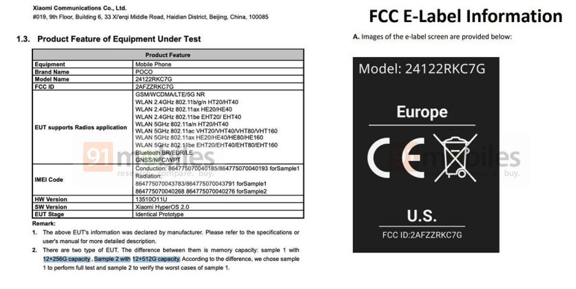 POCO F7 Ultra Appears on FCC Database Hinting at an Imminent Global ...