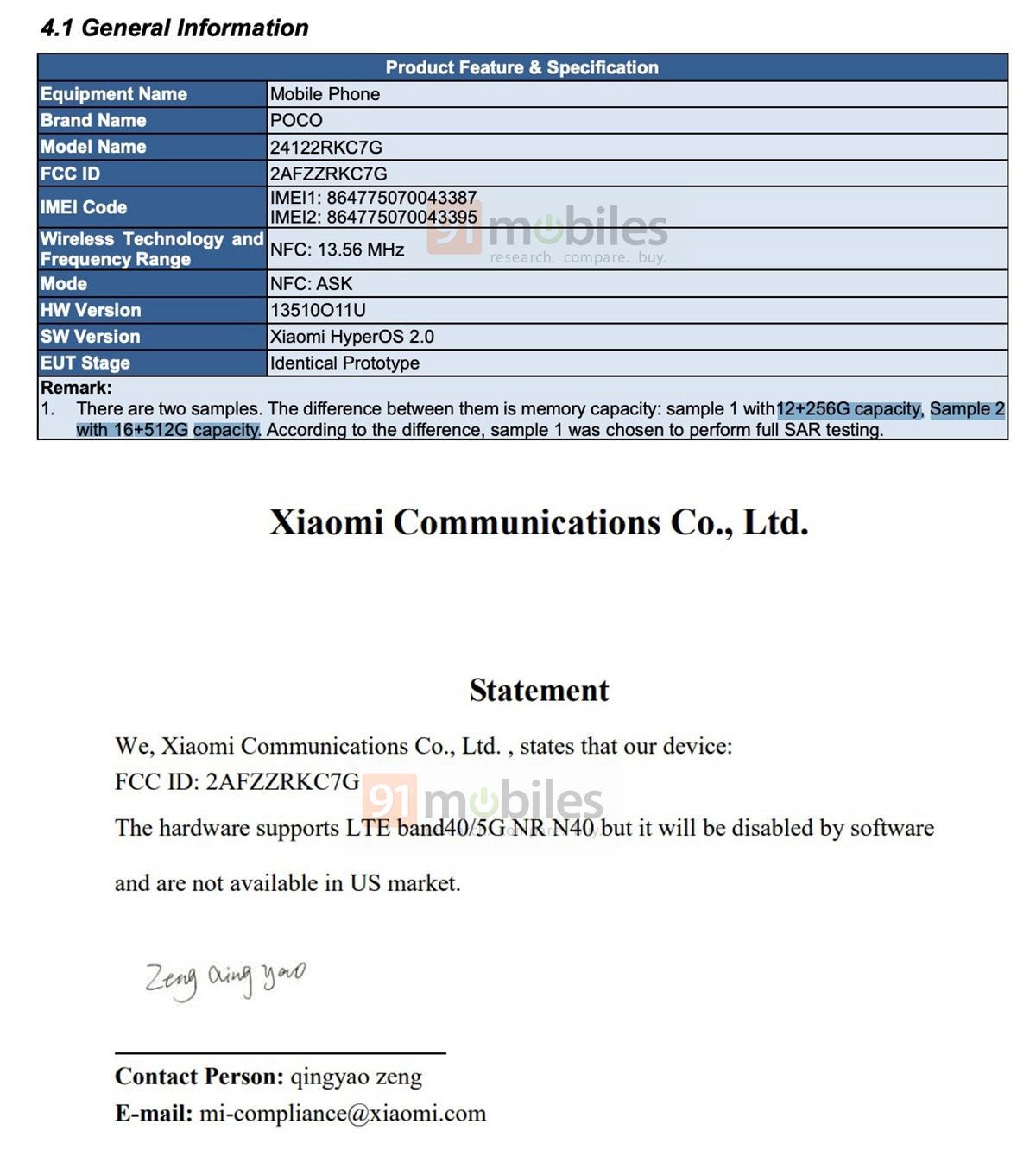 POCO F7 Ultra Appears on FCC Database Hinting at an Imminent Global ...