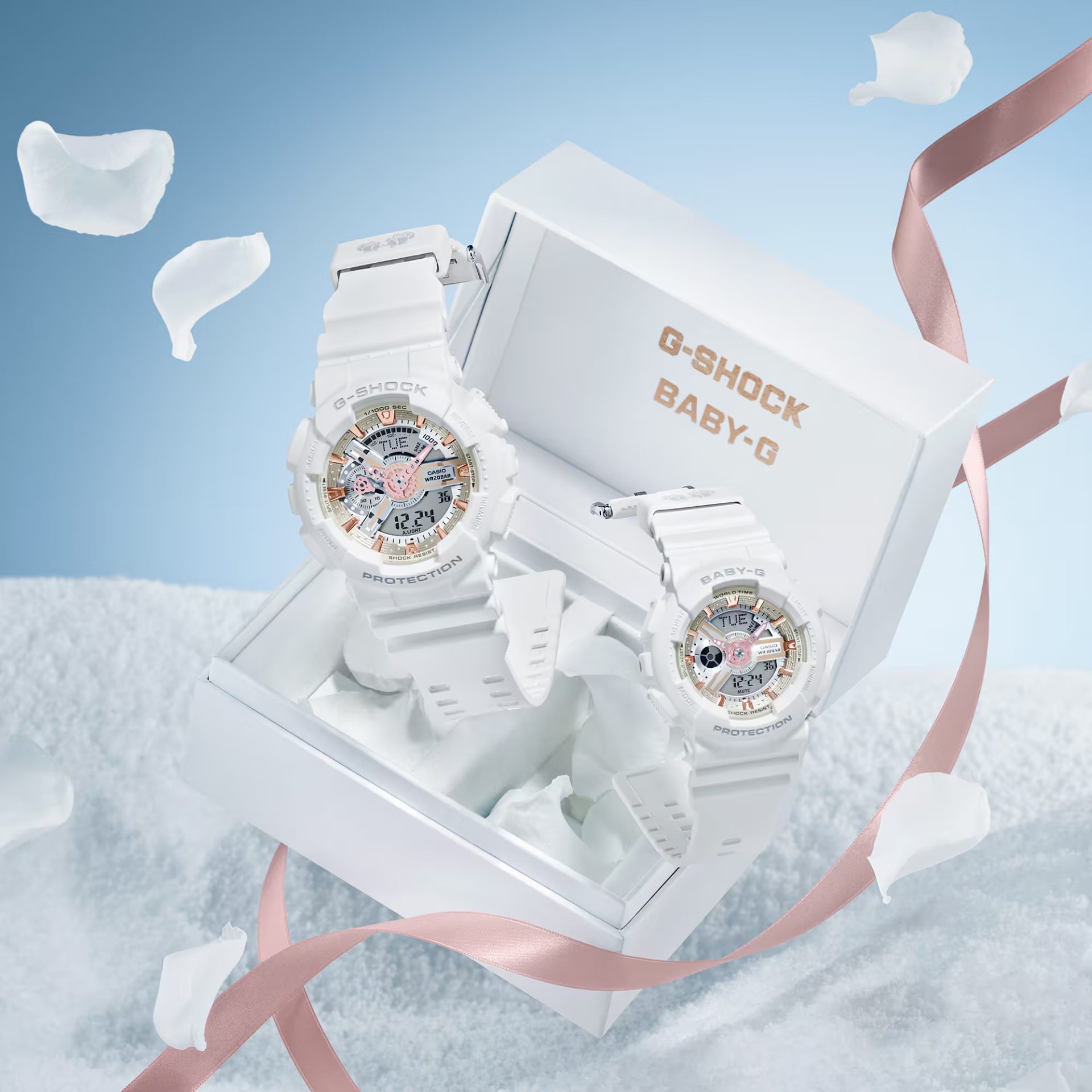 Casio Debuts G-SHOCK & BABY-G Watch Set for Couples with A Rose ...
