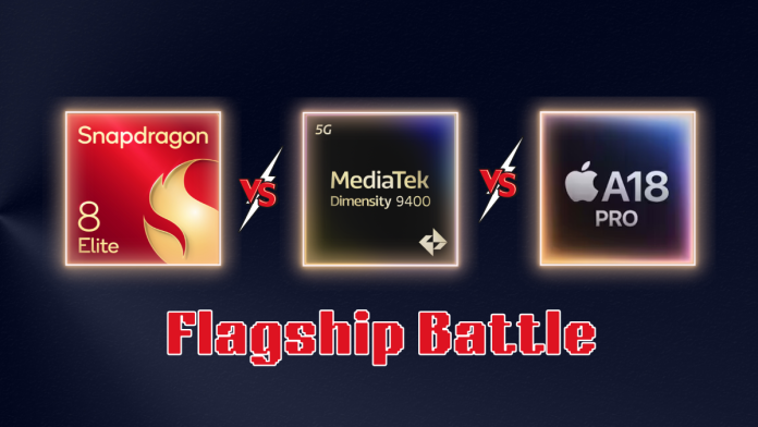 Snapdragon 8 Elite vs Dimensity 9400 vs Apple A18 Pro: Flagship faceoff - Gizmochina