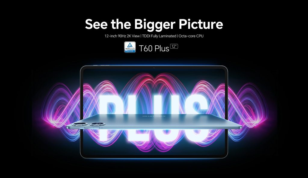 Teclast launches T60 Plus tablet with 12" 90Hz display, Android 14 ...