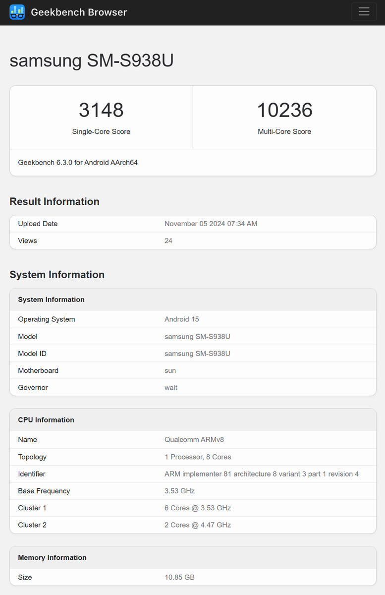 Galaxy S25 Ultra resurfaces on GeekBench with significantly improved ...