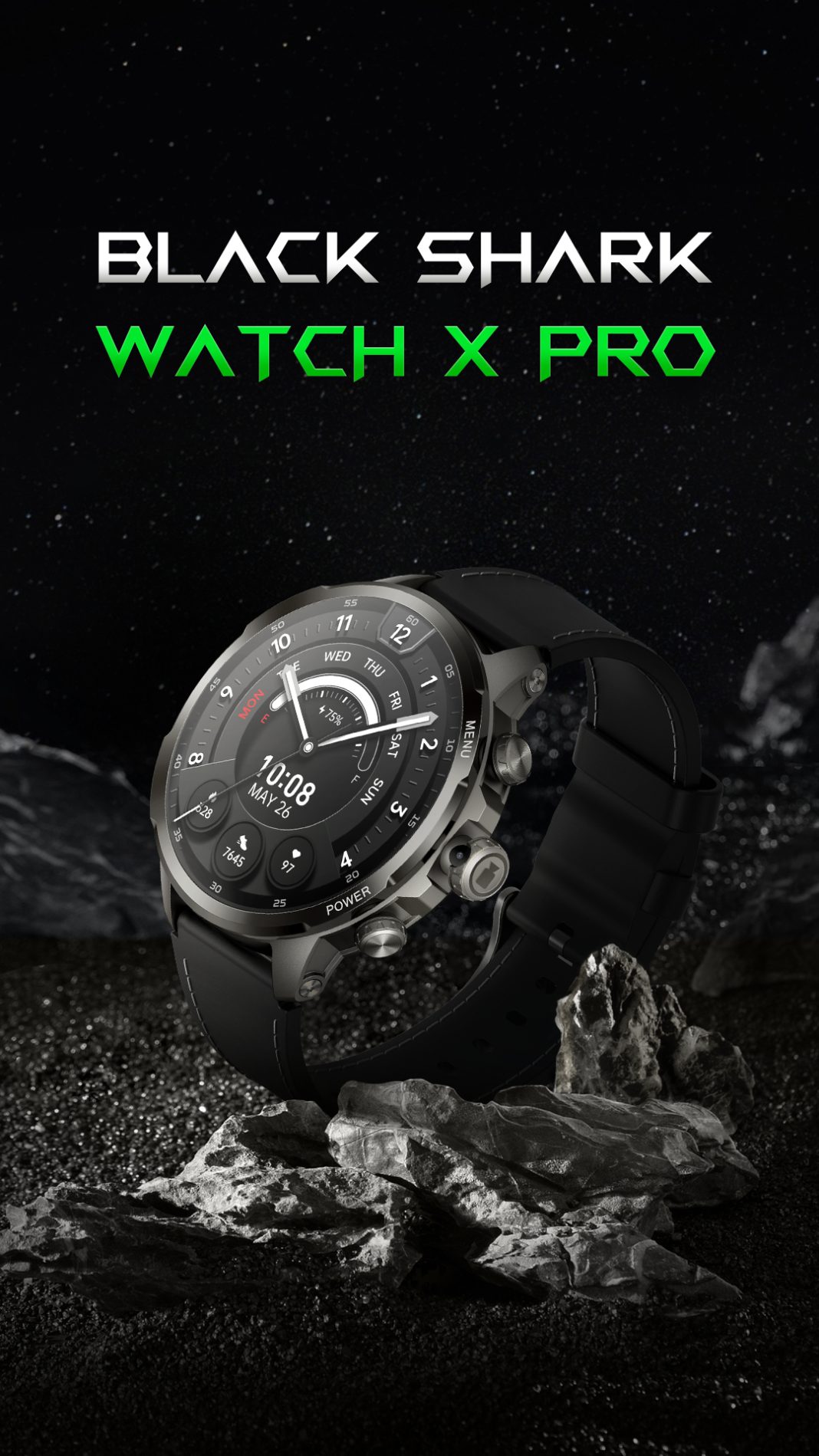 Black Shark Watch X Pro with AMOLED Display, LTE connectivity & Hidden ...