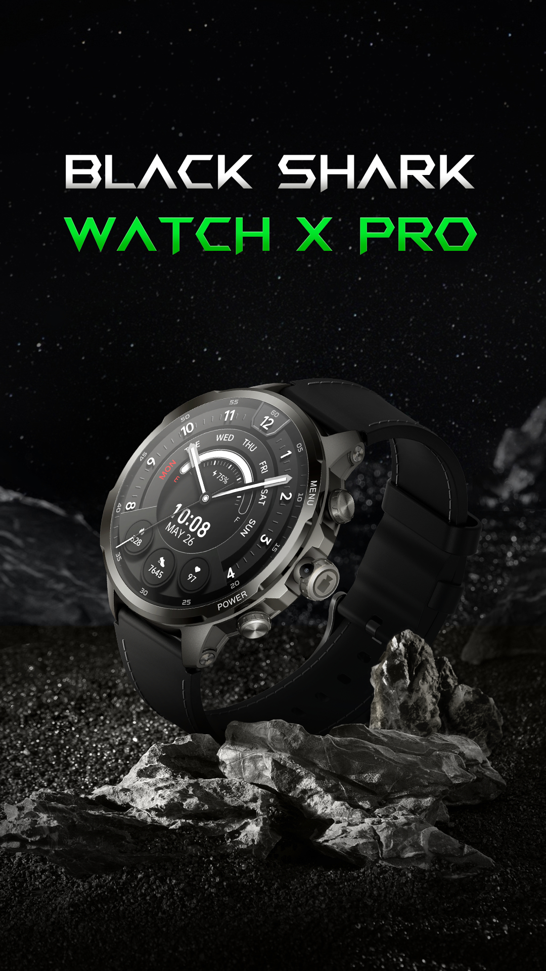 Black Shark Watch X Pro with AMOLED Display, LTE connectivity & Hidden ...