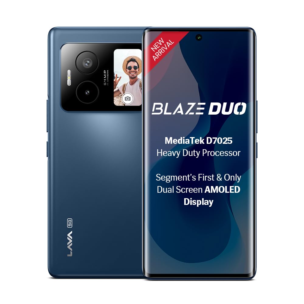 Lava Blaze Duo 5G with Dual-Display and Dimensity 7025 Now Available in India with Launch Offers ...