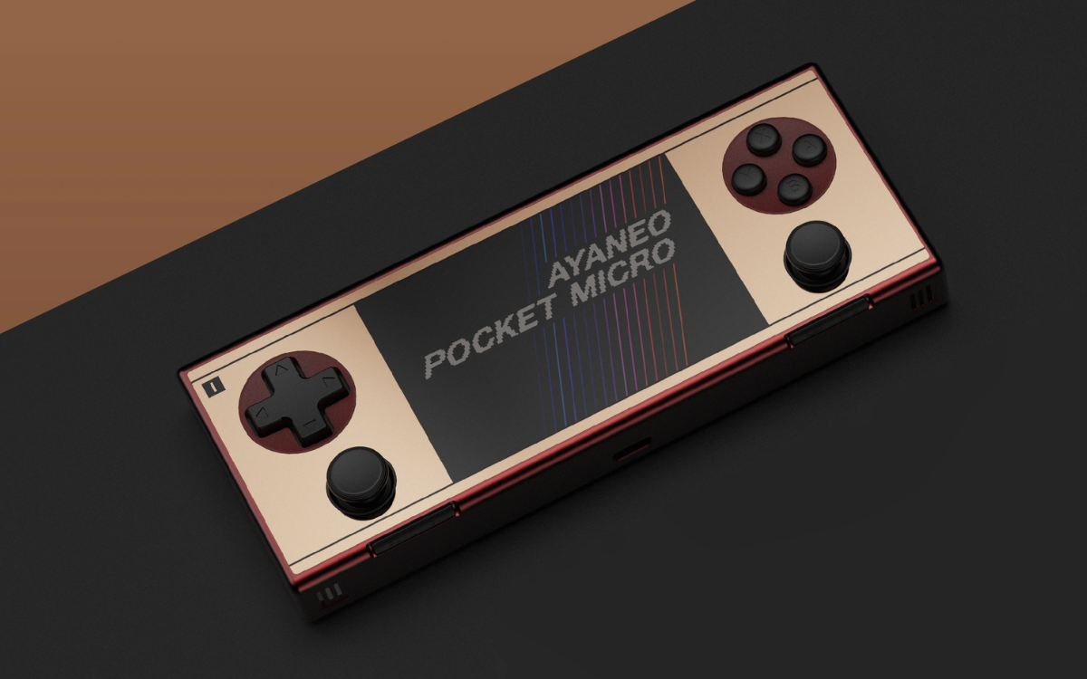 Ayaneo launches Pocket Micro Retro Gold Limited Edition gaming handheld - Gizmochina