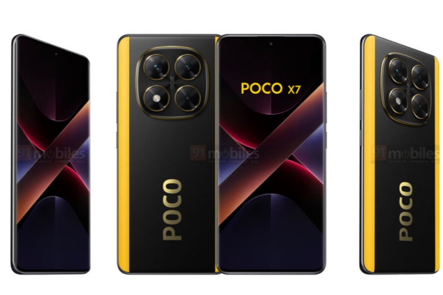 Poco X7 and X7 Pro surfaces in official-looking renders ahead of launch