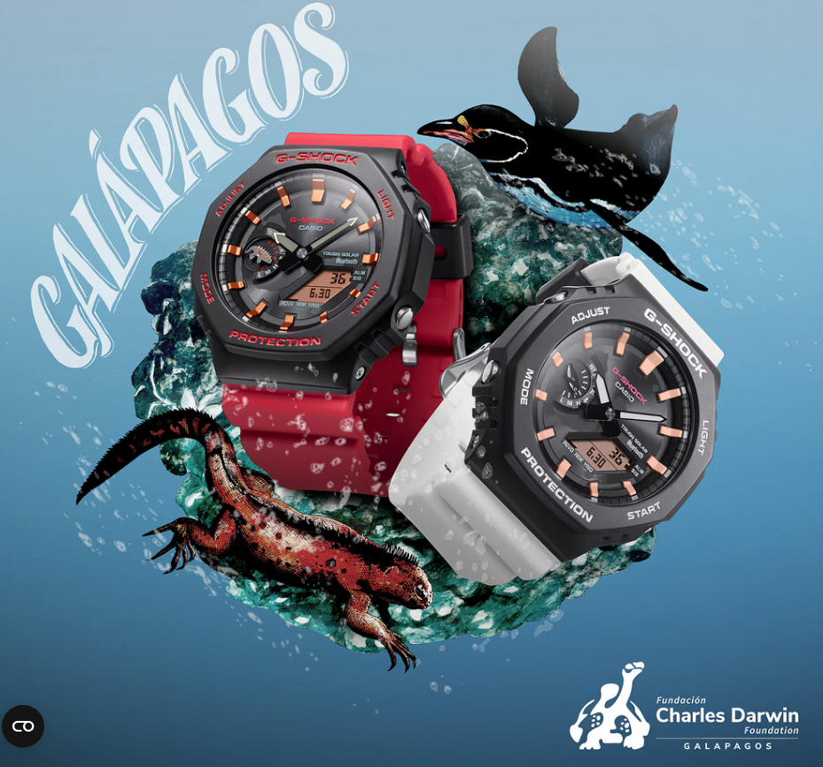 G-Shock Releases New Charles Darwin Special Edition GA-B2100CD-1A4 ...