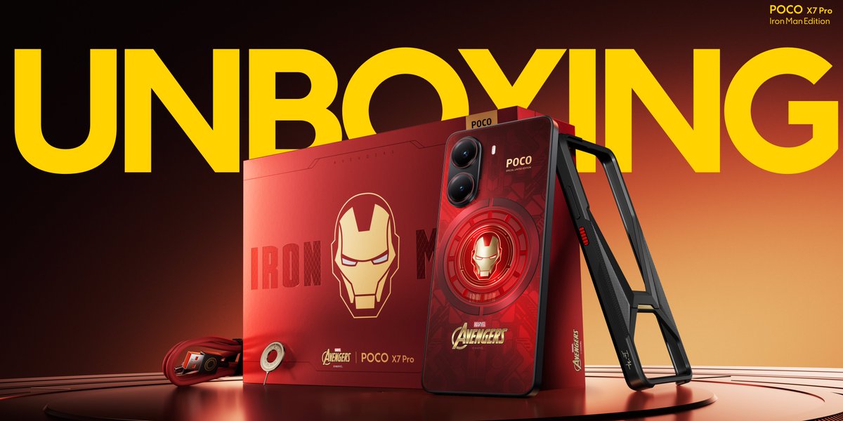 POCO Launches X7 Pro Iron Man Edition in Global Markets - Gizmochina