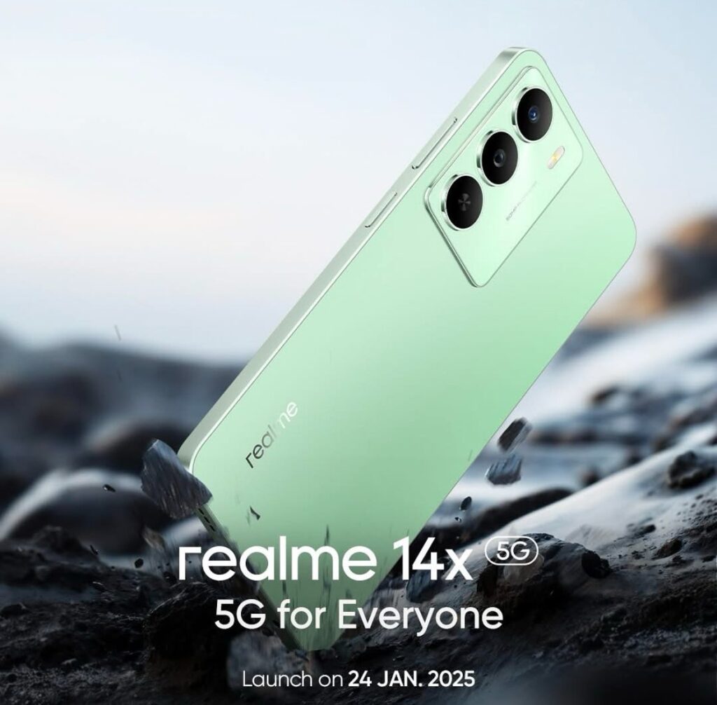 Realme 14x 5G Malaysia Launch Set for January 24; Green Color Option revealed - Gizmochina