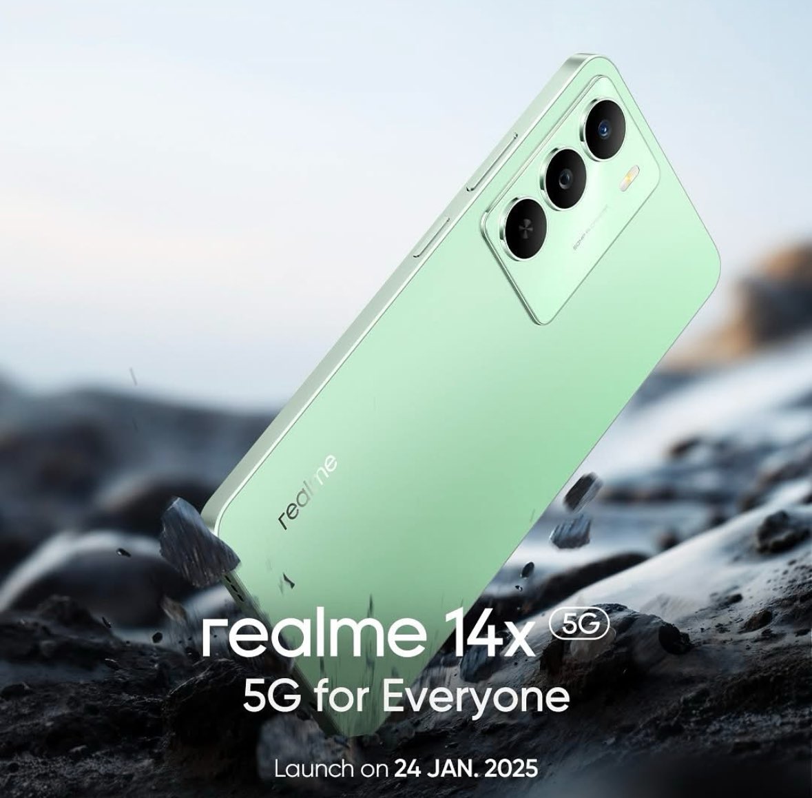 Realme 14x 5G Malaysia Launch Set for January 24; Green Color Option revealed - Gizmochina