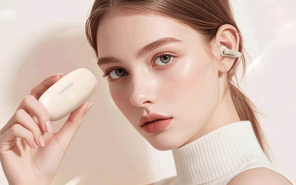 Lenovo EA400 clip-on earbuds launched with 13mm drivers, IPX5, 24h playback & spatial audio ...