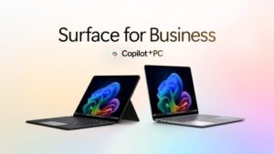 Microsoft Unveils AI-Powered Surface for Business Laptops with Up to 22 ...