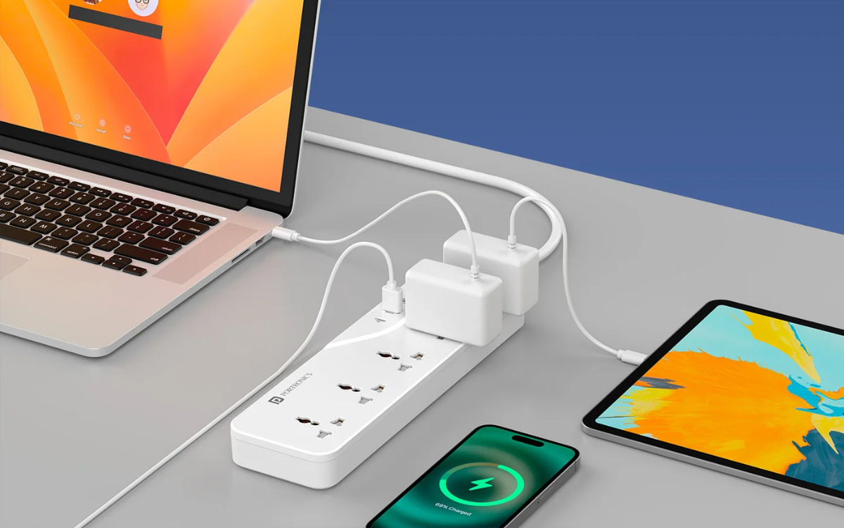 Portronics launches Power Plate 23 & 22 extension boards with 2500W ...