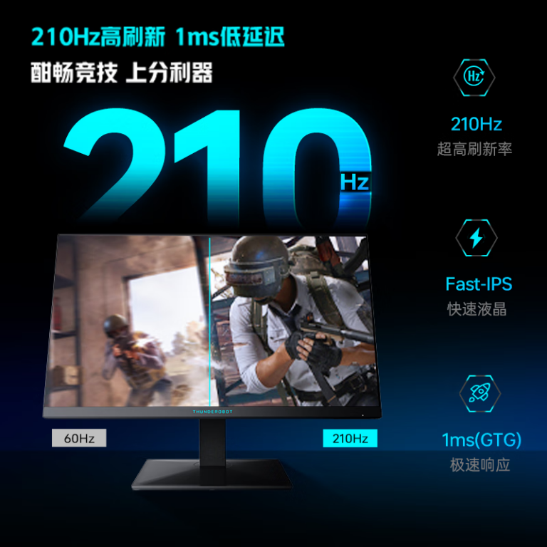 Thunderobot launches new 27" 2K 210Hz gaming monitor with Fast-IPS ...