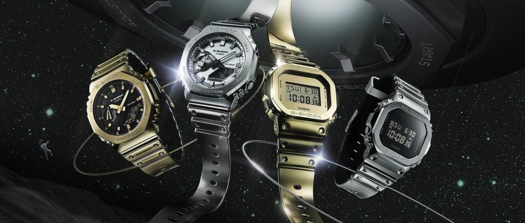 G-Shock Fine Metallic Series Watches debut in Gold and Silver Colors ...