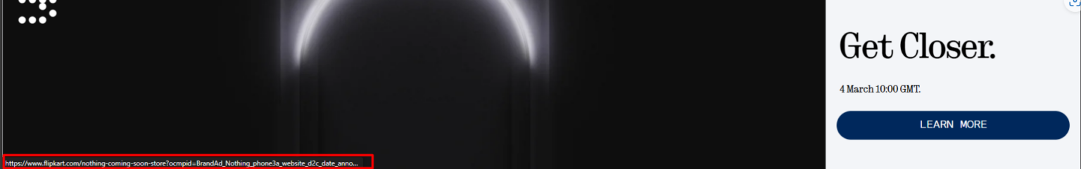 Nothing Phone (3a) launch almost officially confirmed via landing page ...