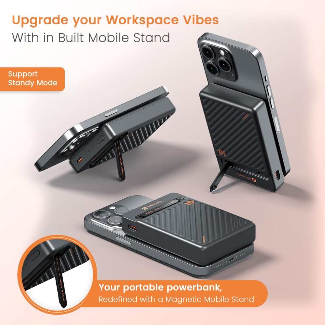 Portronics 10000mAh Chyro Magnetic Wireless Powerbank launched