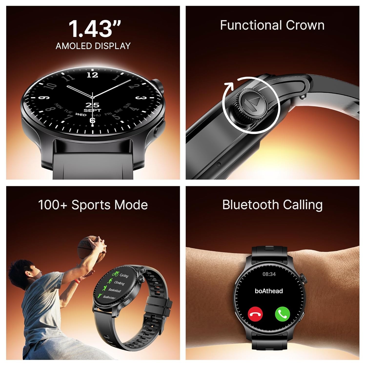 boAt Unveils Ultima Prime and Ember: Budget Smartwatches with AMOLED ...