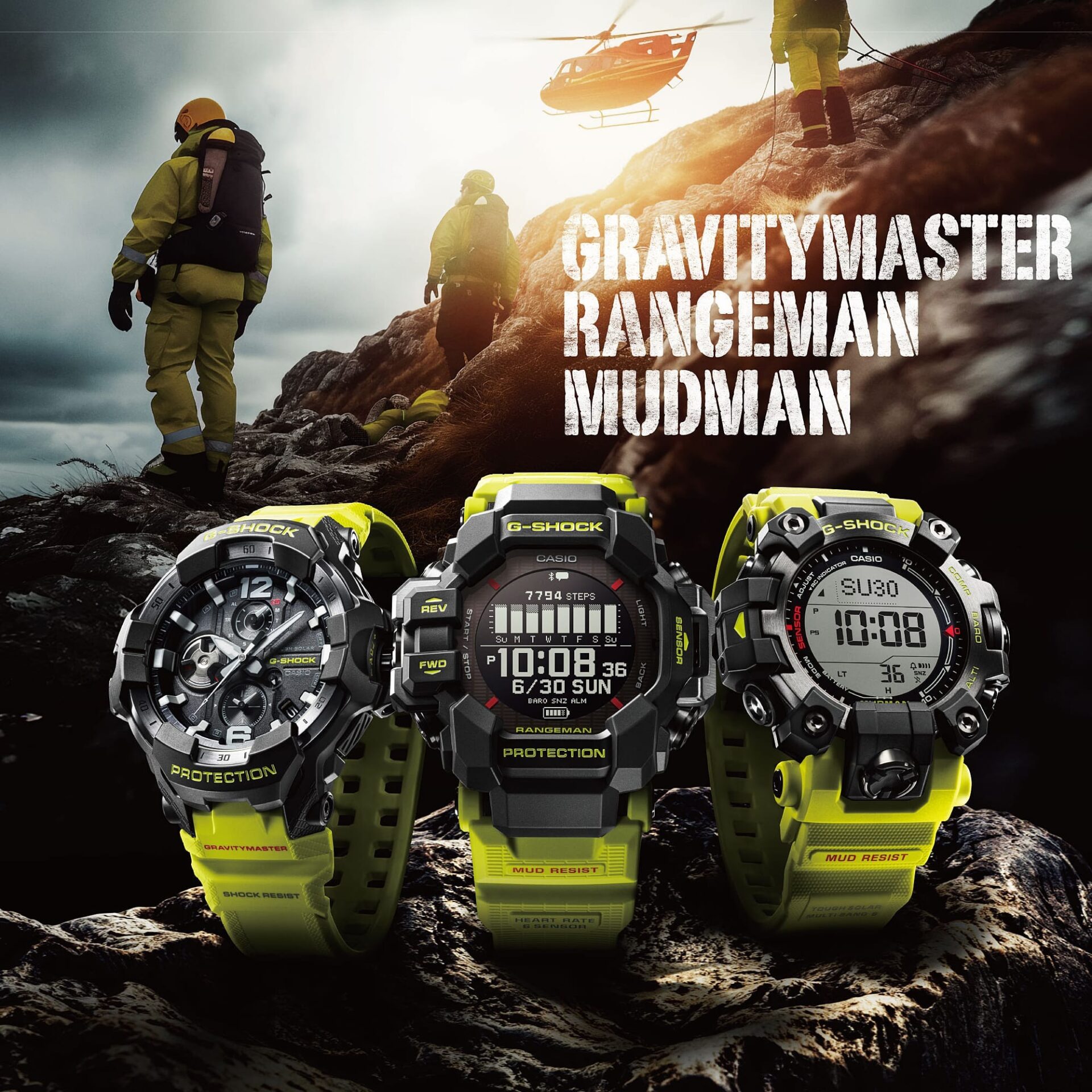 Casio Launches ‘Caution Yellow’ Master of G Watches in Japan: Rugged Models Start at $297 ...