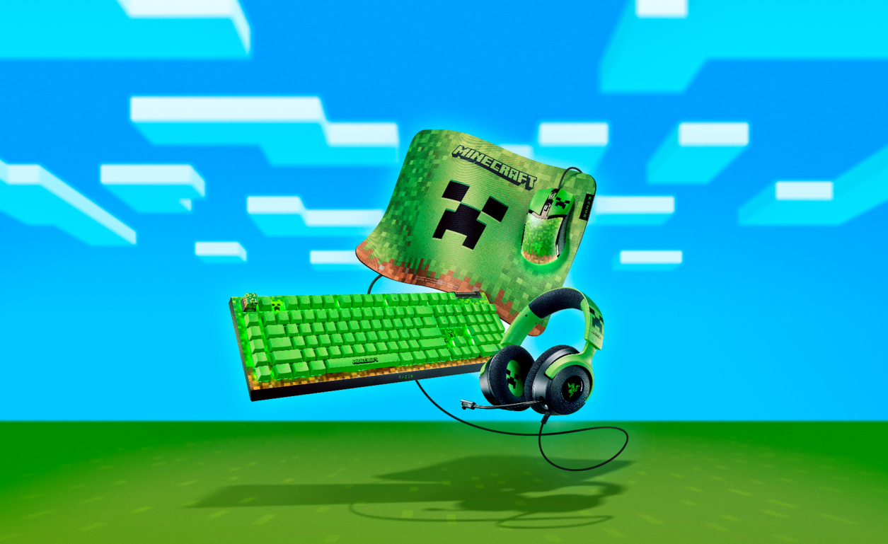 Razer and Mojang Launch Official Minecraft-themed Peripherals - Gizmochina