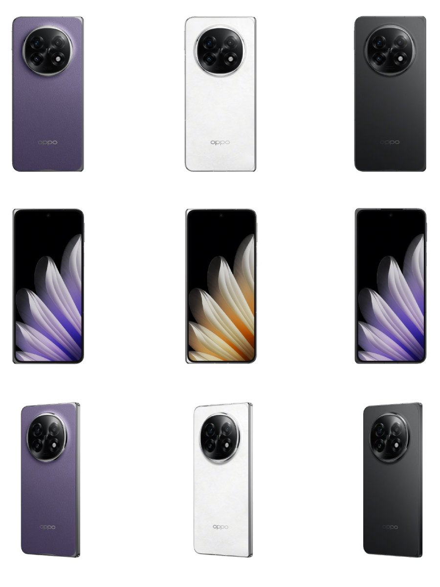 Oppo Find N5 leaks show off full color lineup