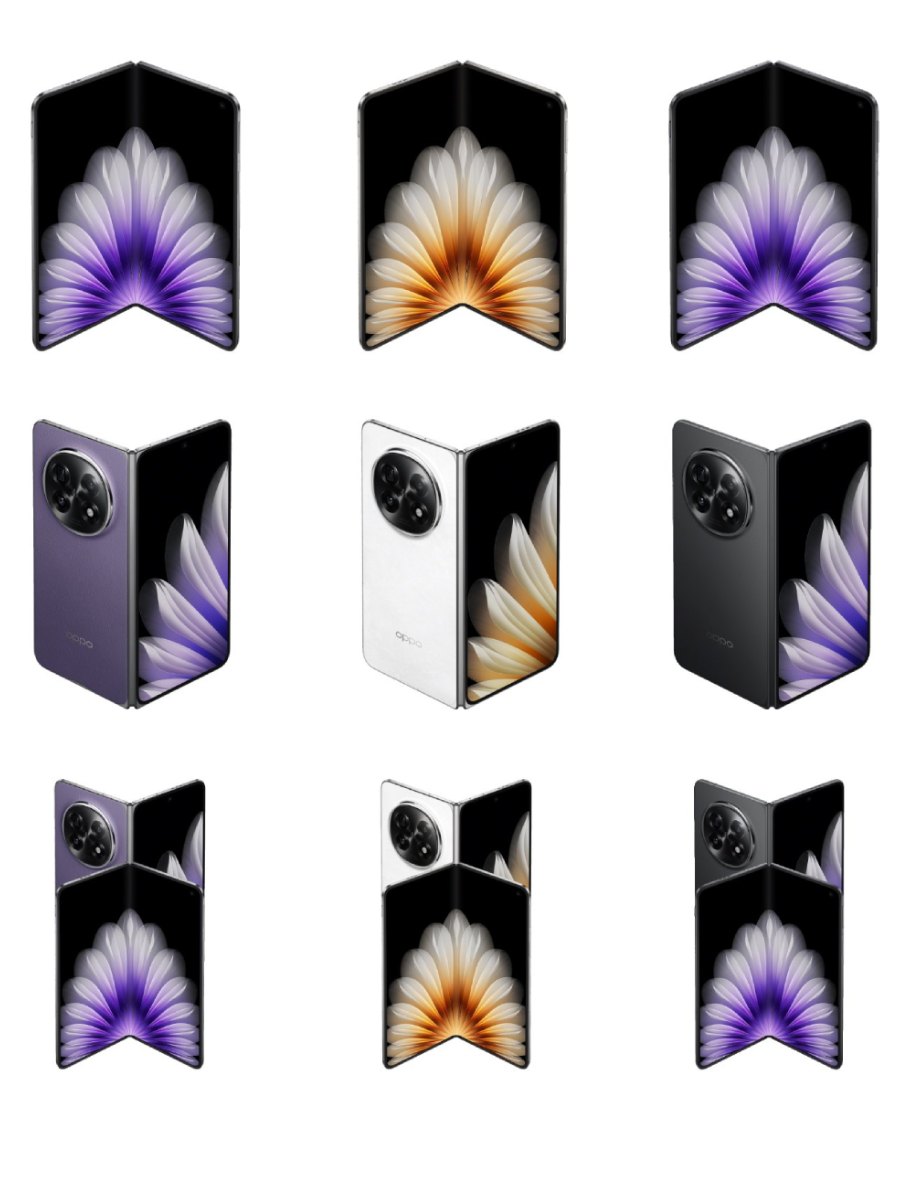 Oppo Find N5 leaks show off full color lineup